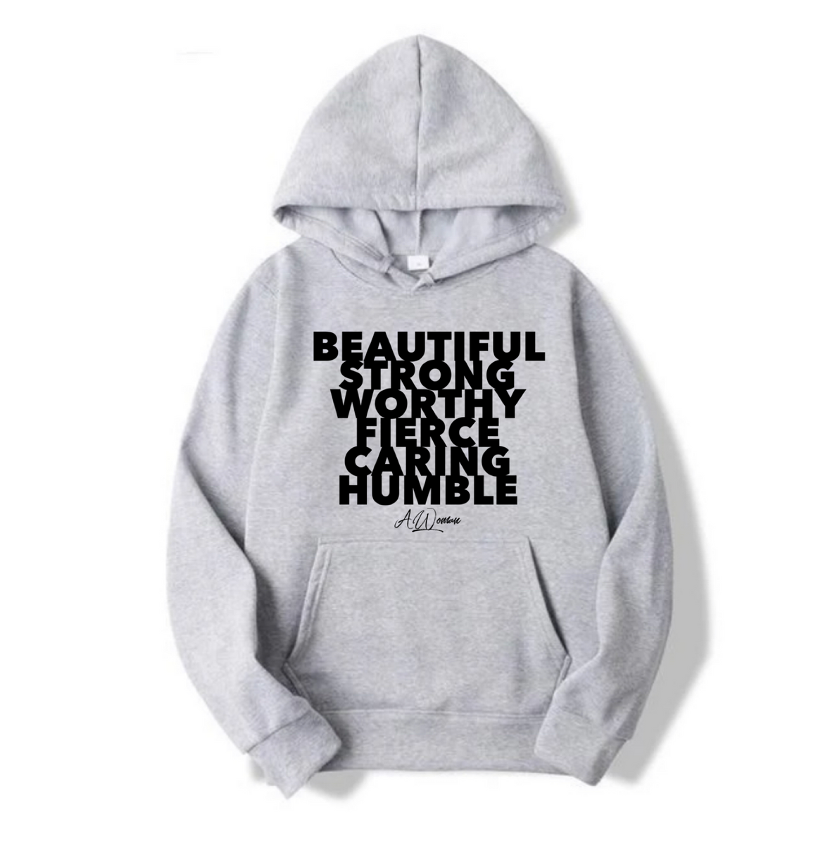 Women Empowerment Grey Hoodie – God Made Merch, LLC.